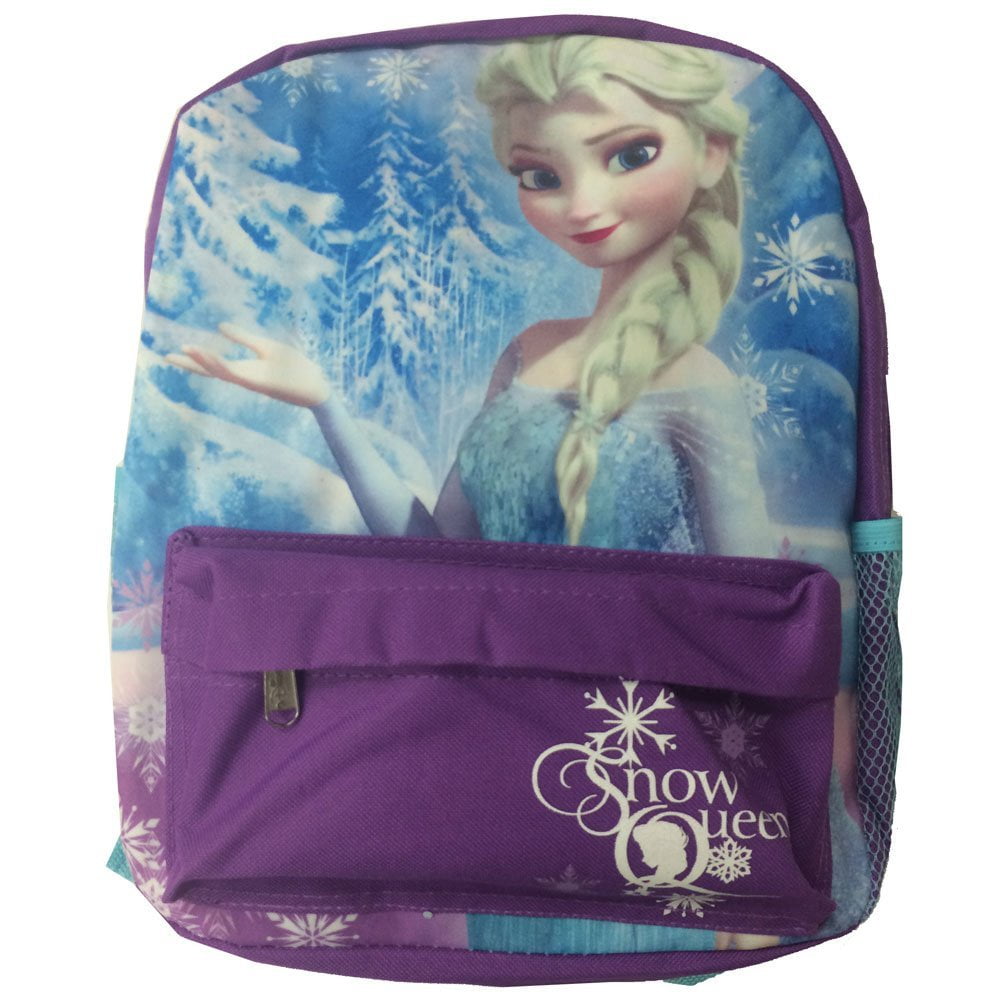 Disney Frozen Snow Queen Elsa Small Backpack - School Bag, Size: ~12" x ...