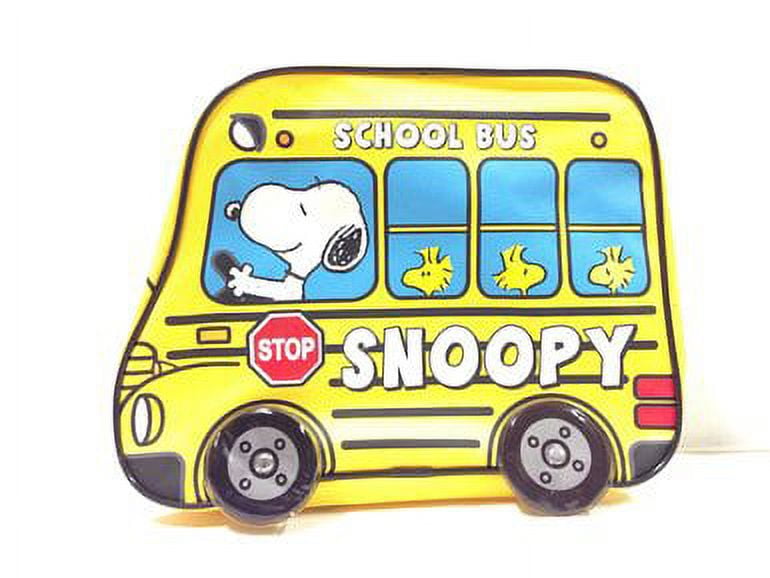 Small Backpack - Peanuts - Snoopy School Bus 12" New 845688 - Walmart.com