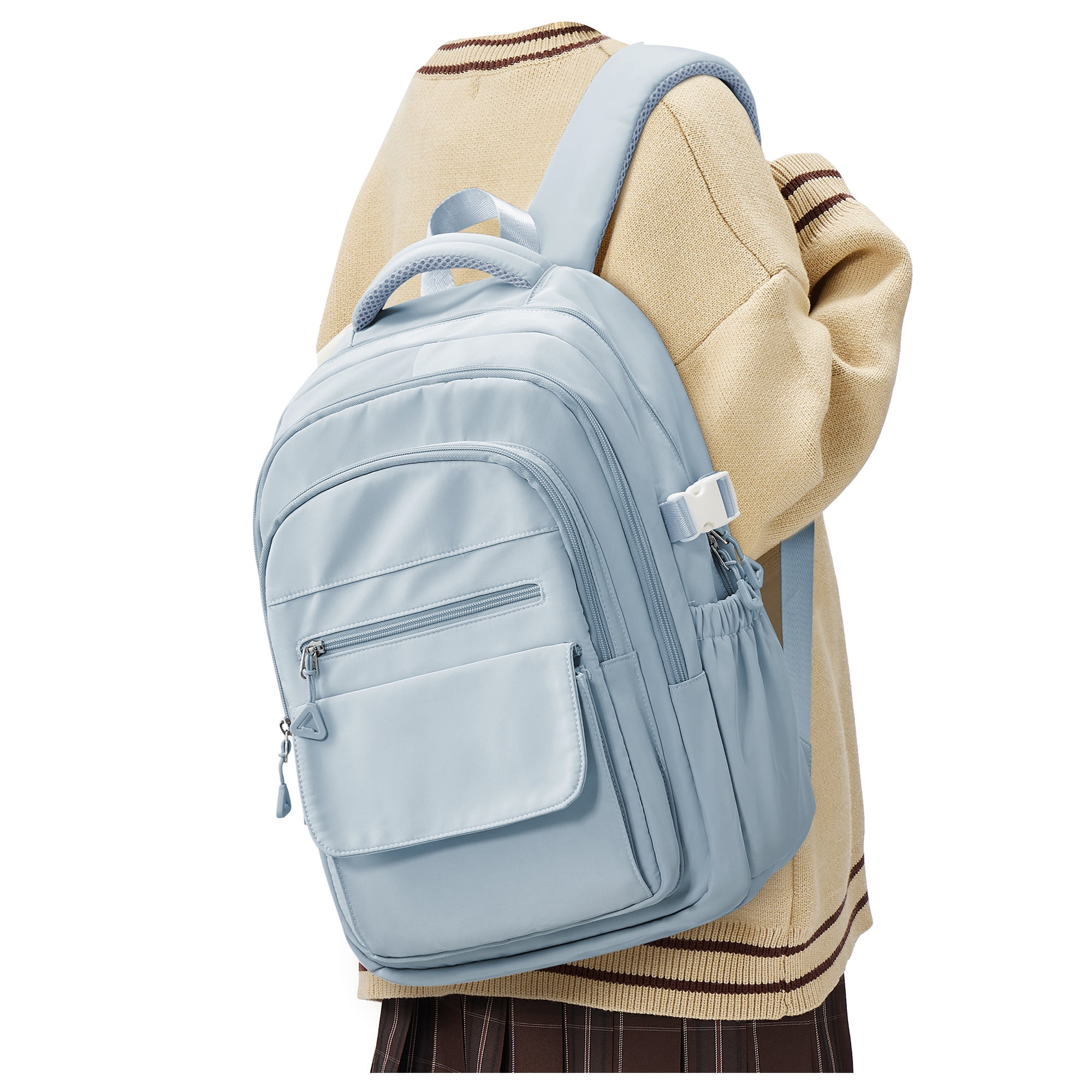 Small Backpack for School Aesthetic Lightweight Travel Daypack Simple ...