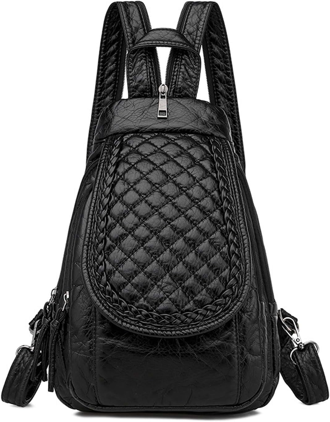 Small Backpack for Women,Soft Washed PU Leather Mini Backpack for Women ...