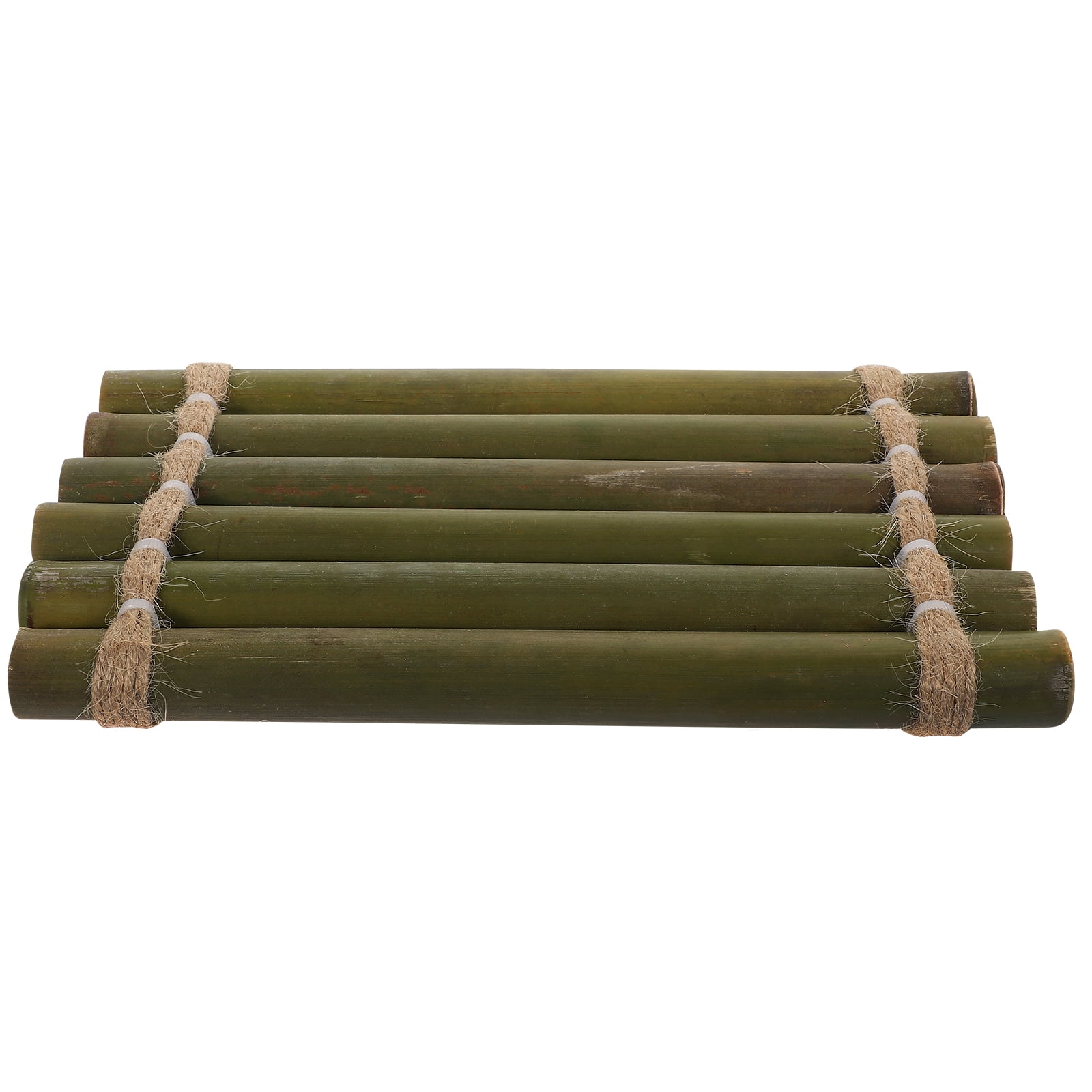 Small Bamboo Raft Fish Tank Decoration Bamboo Mat Water Fountain ...