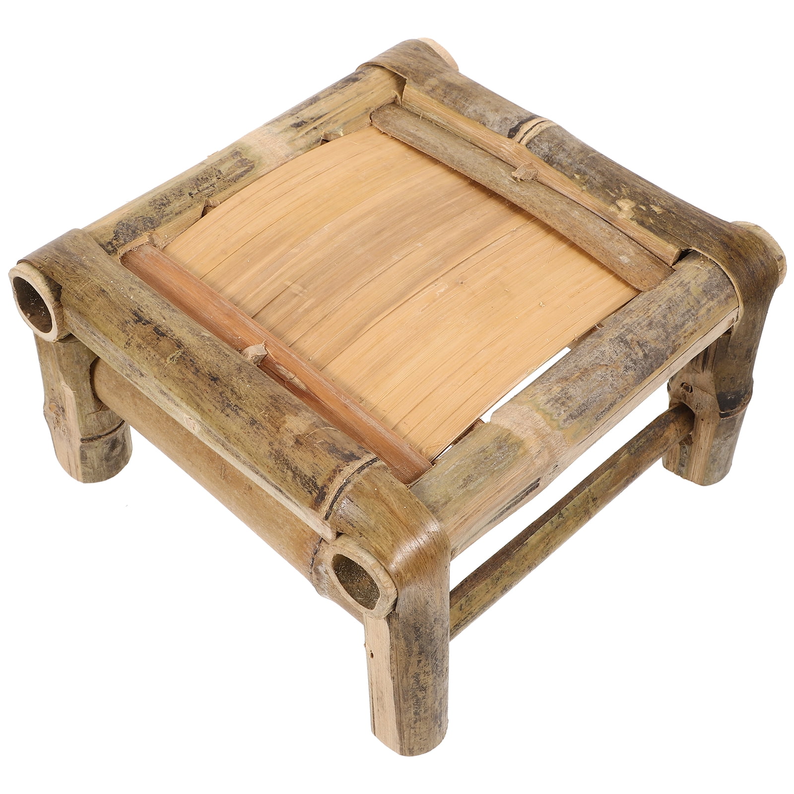 Small Bamboo Stool Home Sitting Stool Low Stool Old-fashioned Bamboo ...