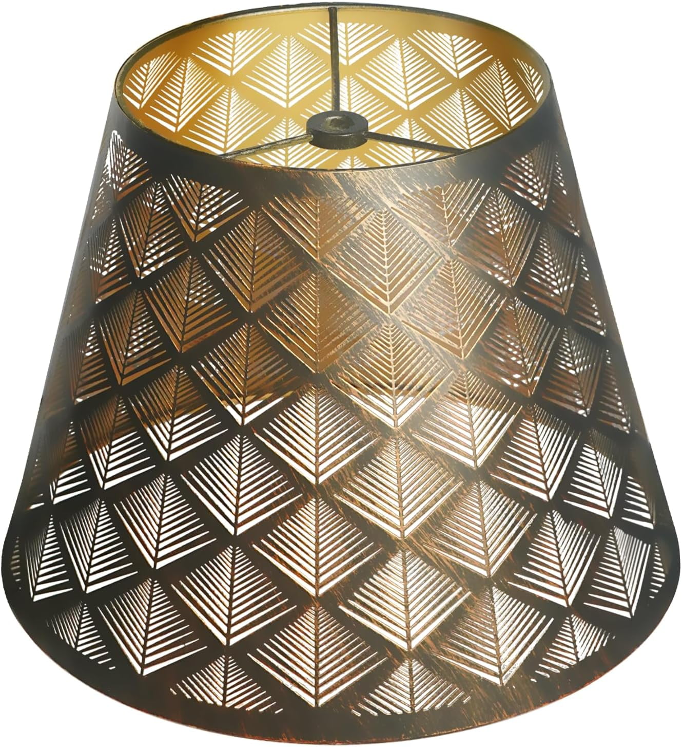 Small Barrel Lamp Shade, Metal Etched Arrow Lampshade Replacement for ...