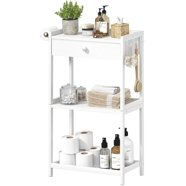 Inval America 3-Shelf Resin Bathroom Over-the-Toilet Shelving Unit in ...