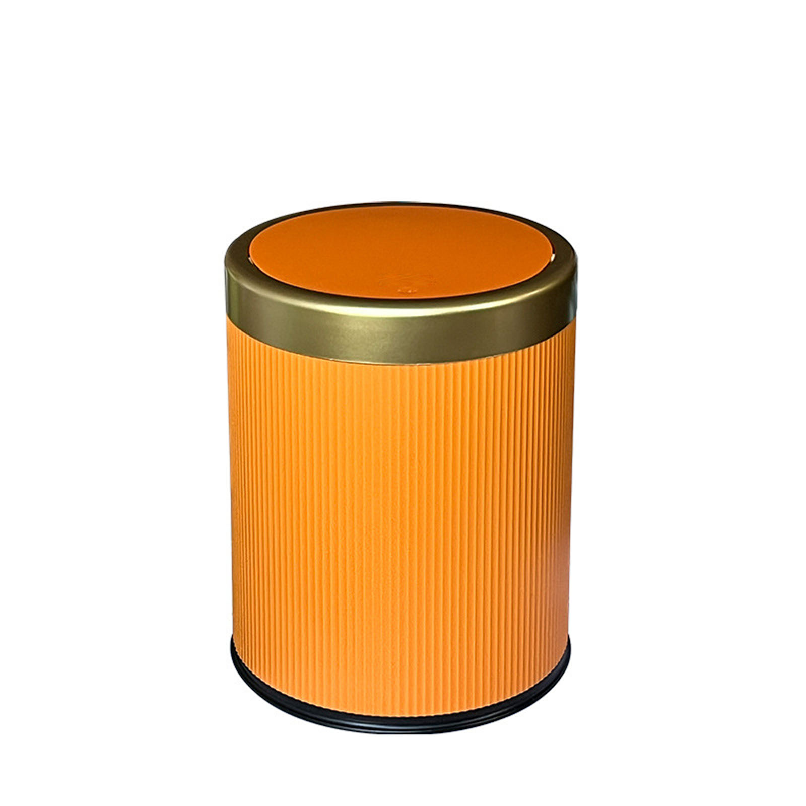 Small Bathroom Trash Can - Trash Can with Swing Lid,fancy Gold Waste ...