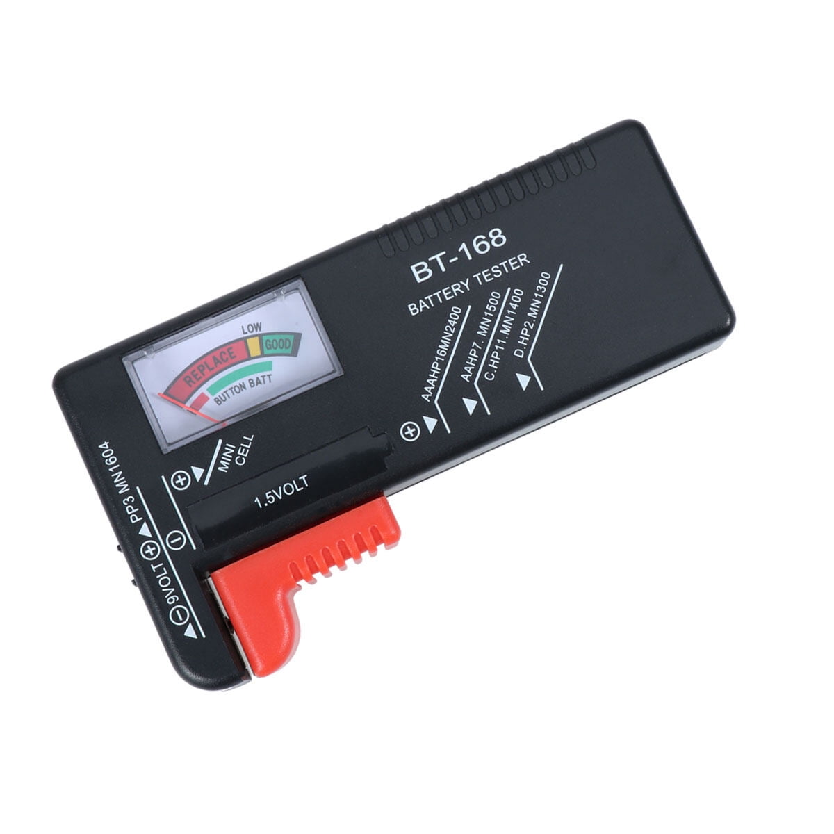 Battery Tester Universal Checker for AA AAA 9V 1.5V Batteries with ABS ...