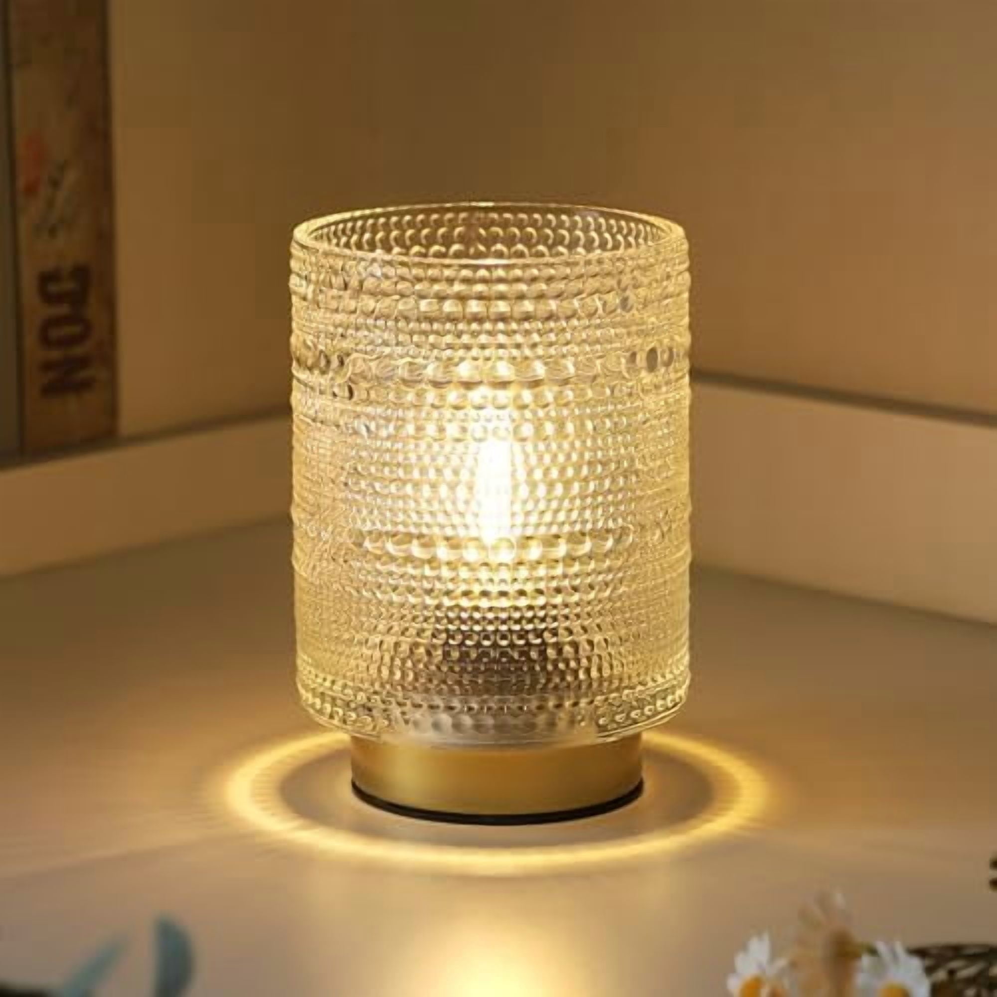 Small Battery operated Lamp with Timer for Bedside/Coffee Table/Book ...