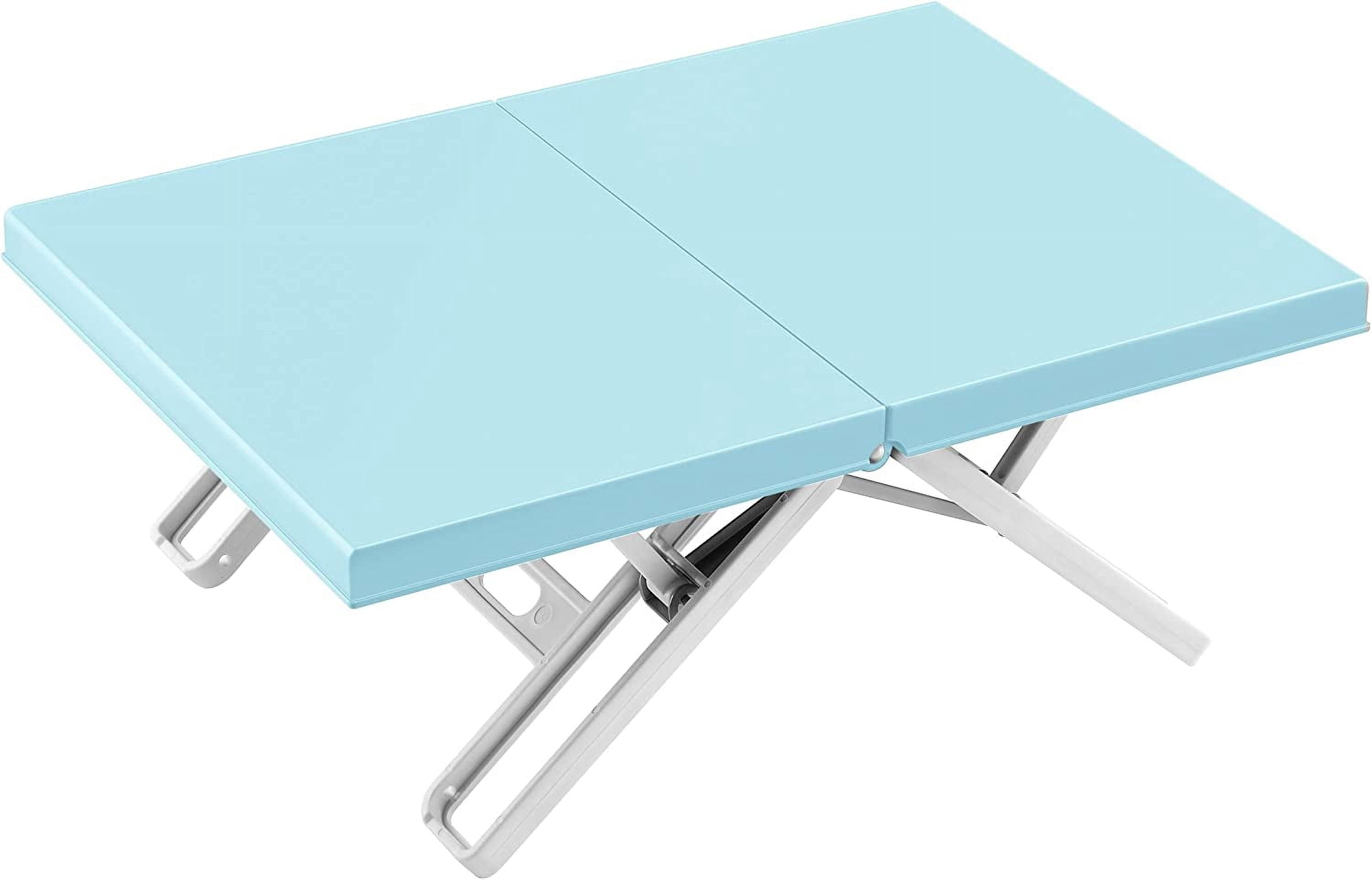 Small Beach Table for Sand Foldable, Plastic Folding Beach Tray Table ...