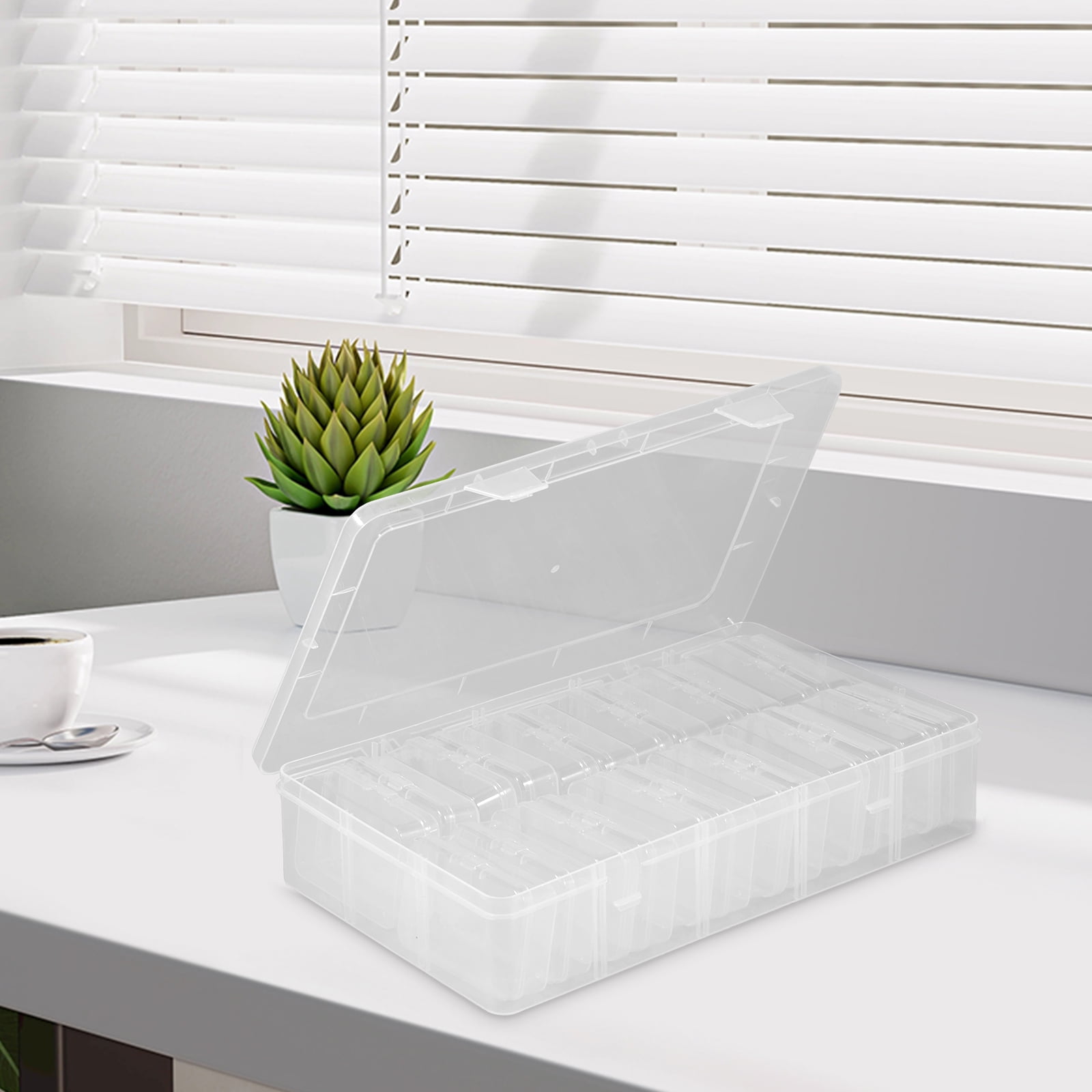 Small Bead Organizers 24/30 Grids Transparent Plastic Diamond Art ...