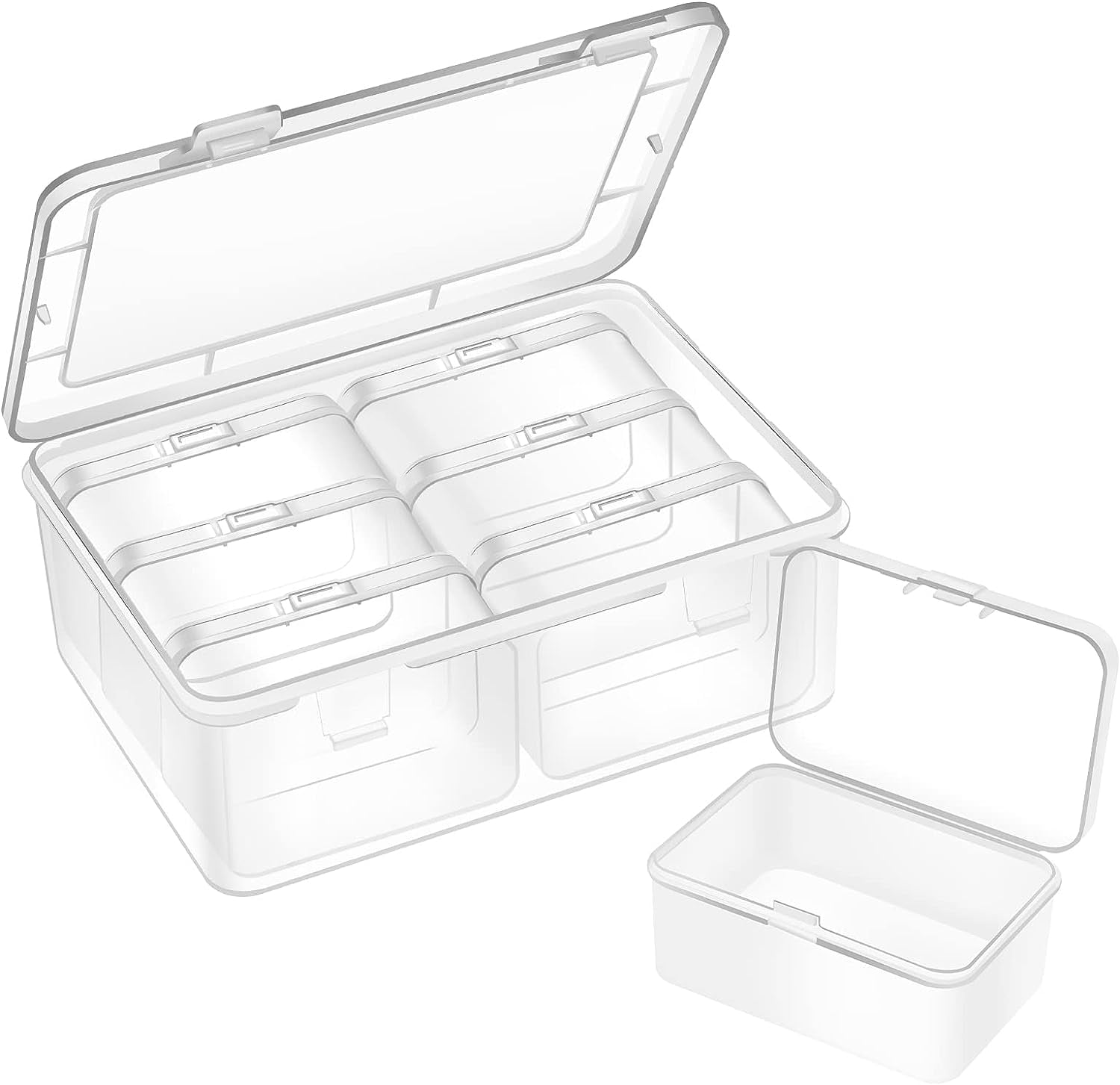Small Bead Organizers and Storage, Clear Bead Storage Containers ...