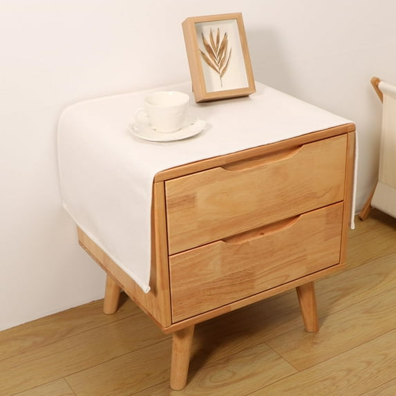 Small Bedside Tablecloth Table Dustcover End Tabletop Home Decoration ...