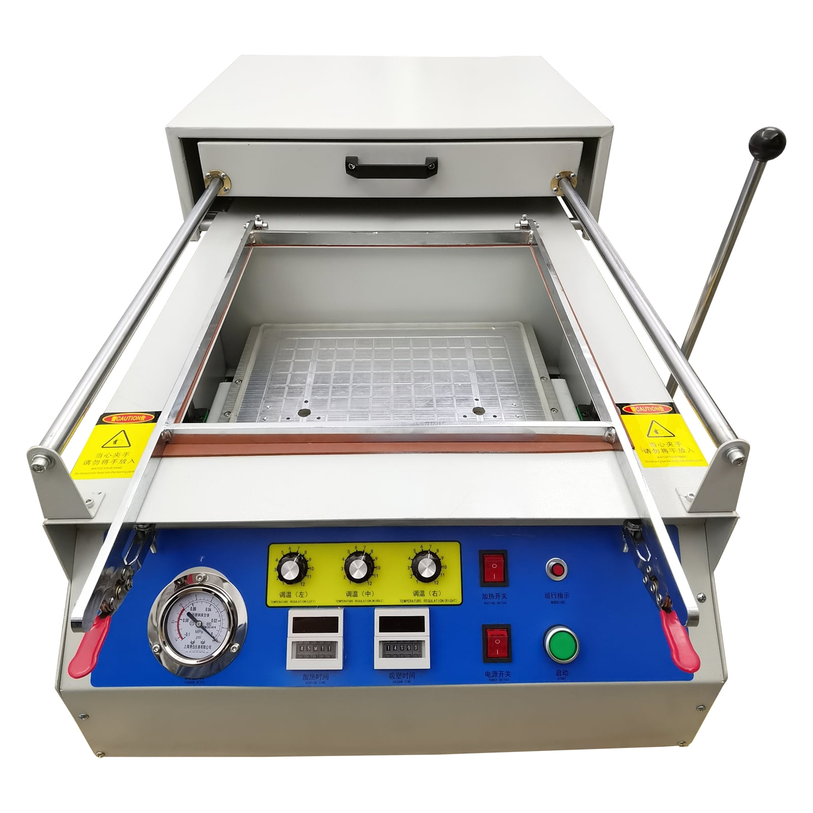Small Bench Vacuum Blister Molding Machine Thermoplastic Blister ...