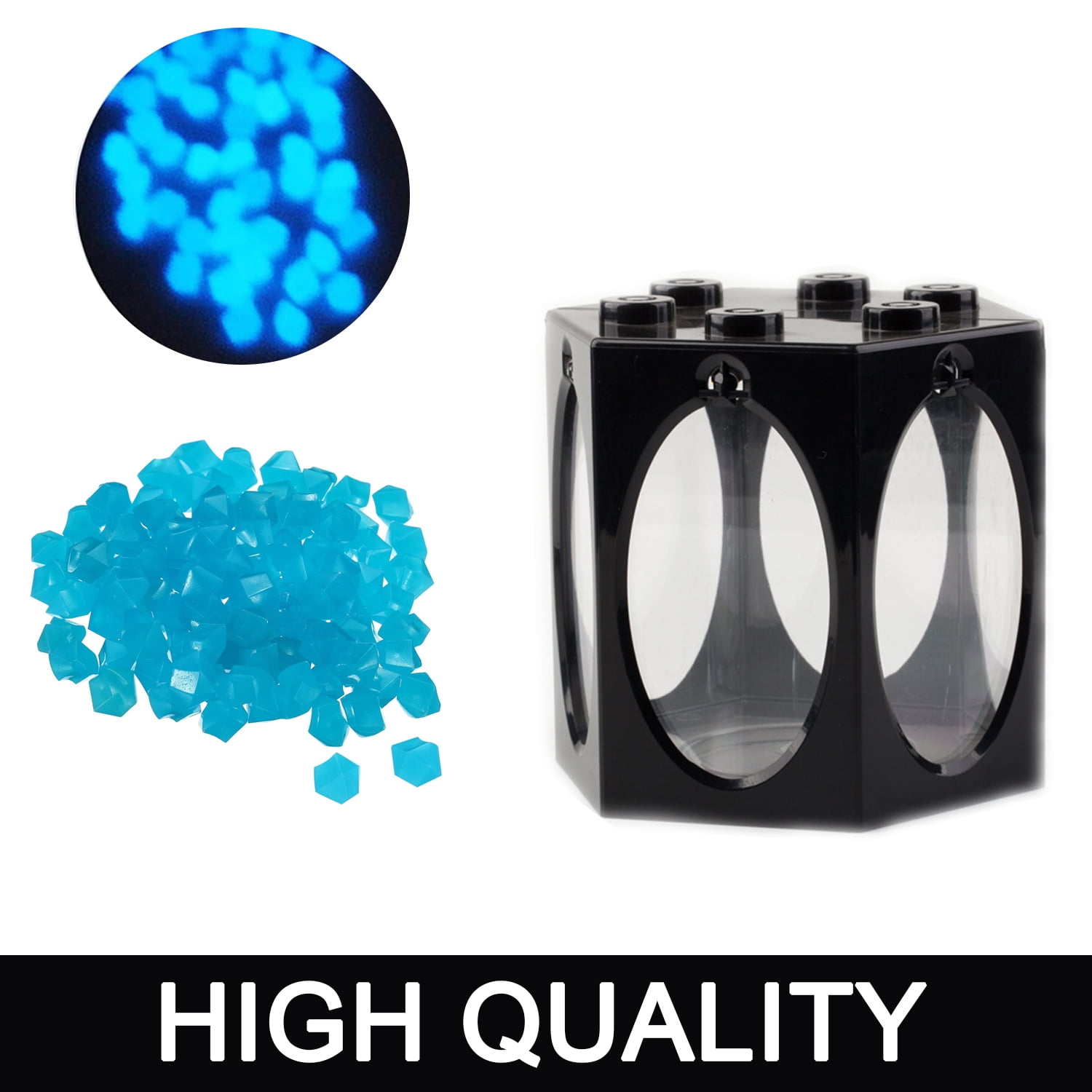 Small Beta Fish Tanks, Stackable Mini Tank Aquarium Starter Kits with ...
