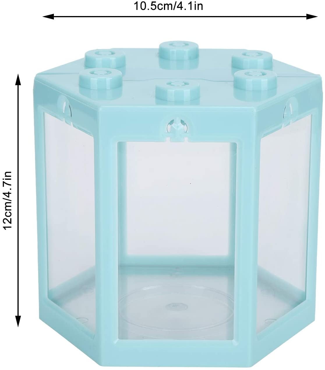 Small Beta Fish Tanks, Stackable Mini Tank Aquarium Starter Kits, No ...