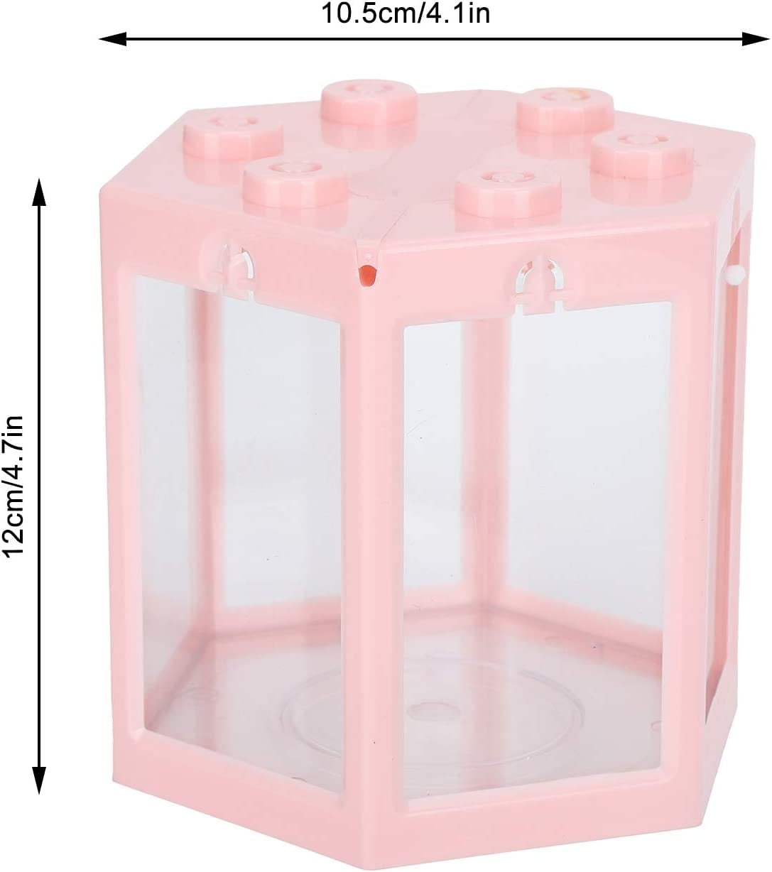 Small Beta Fish Tanks, Stackable Mini Tank Aquarium Starter Kits, No ...