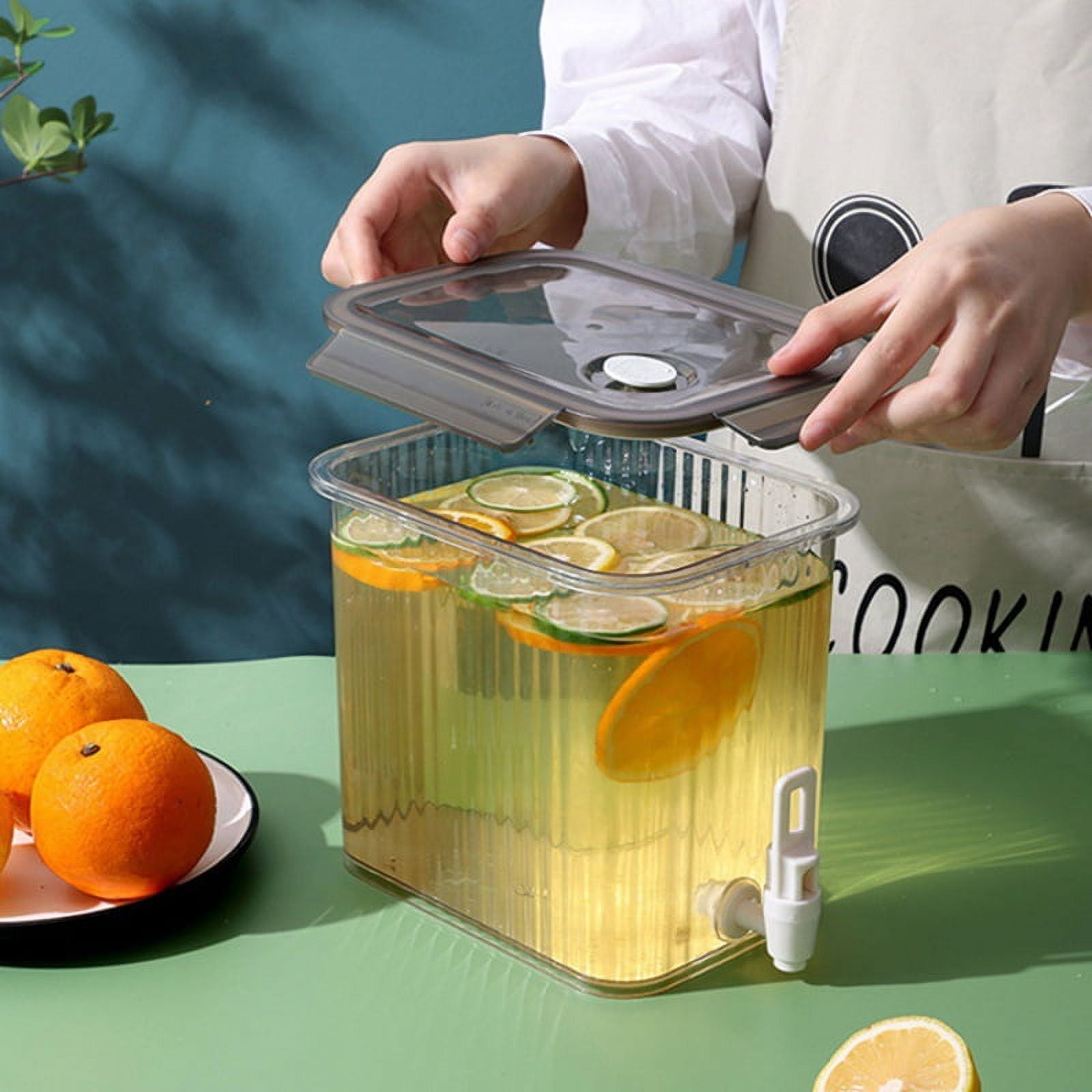 Small Beverage Dispenser Plastic Refrigerator Beverage Dispenser Water ...