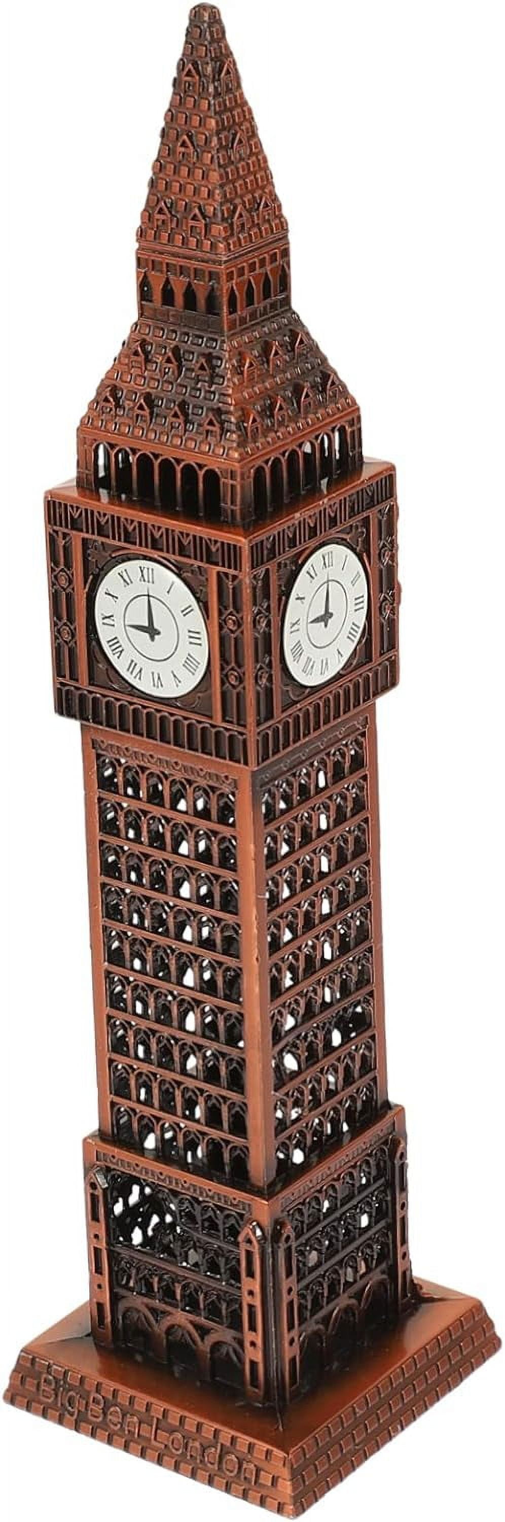 Small Big Ben Figurine, Metal Big Ben Decor London Clock Tower Model ...