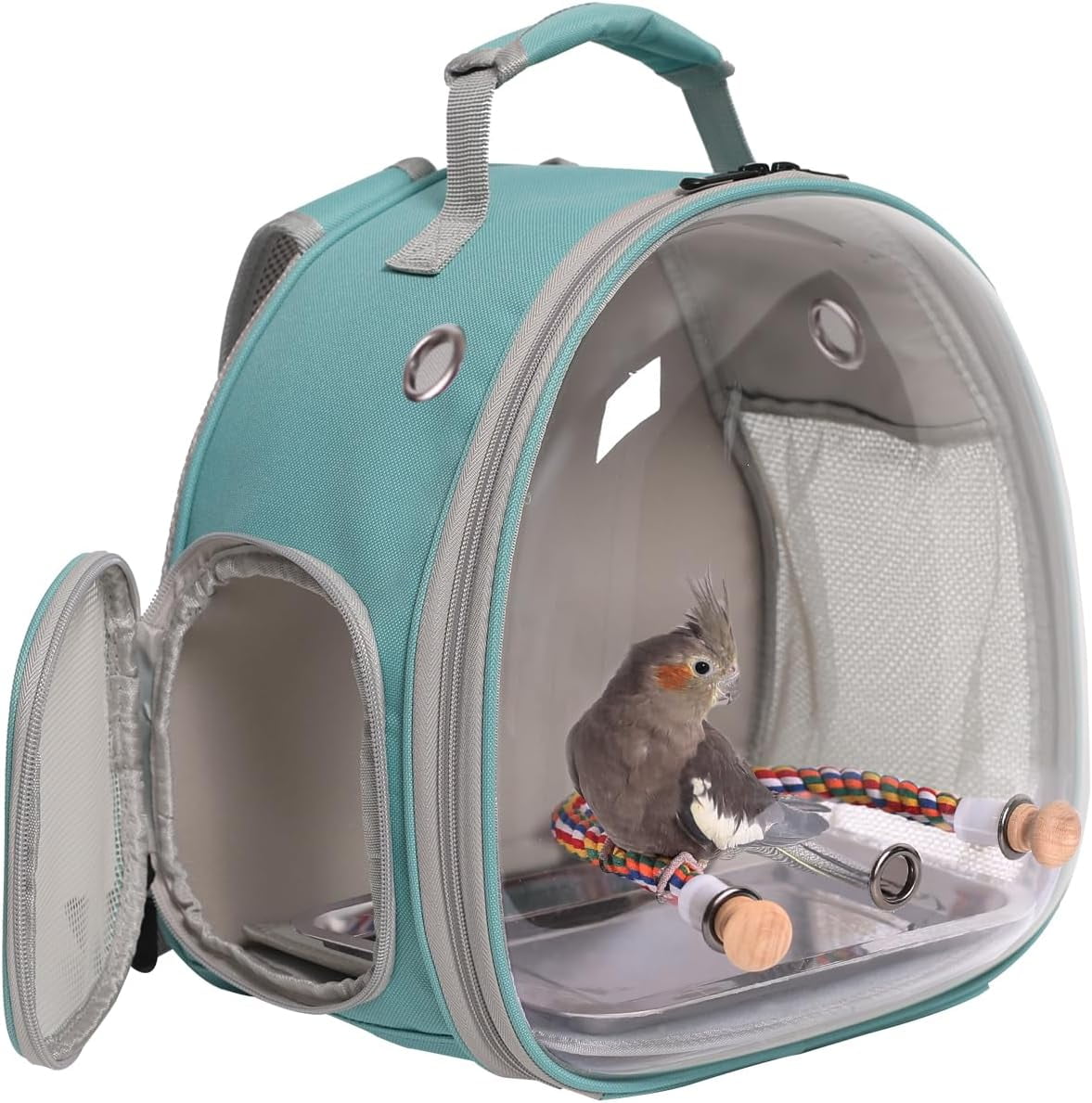 Small Bird Travel Backpack Carrier Cage, Backpack to Transport Backpack ...