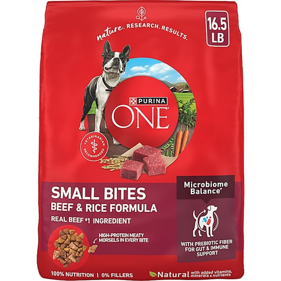 Purina Pro Plan Small Bites Beef & Rice Formula High Protein Natural ...