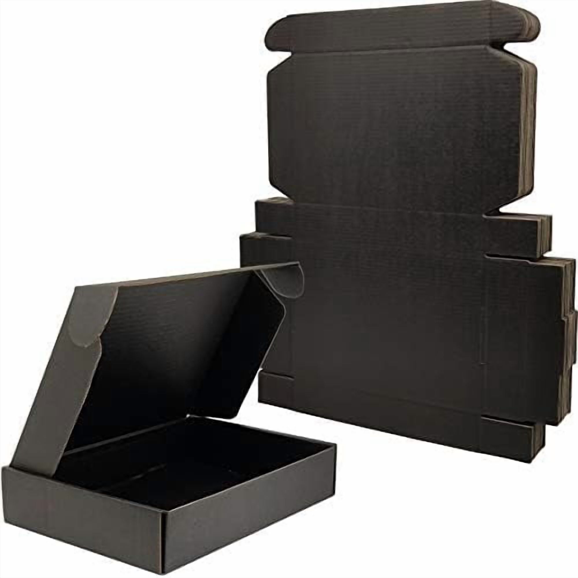 Small Black Shipping Boxes for Small Business Pack of 25-8x5.5x1.6 ...