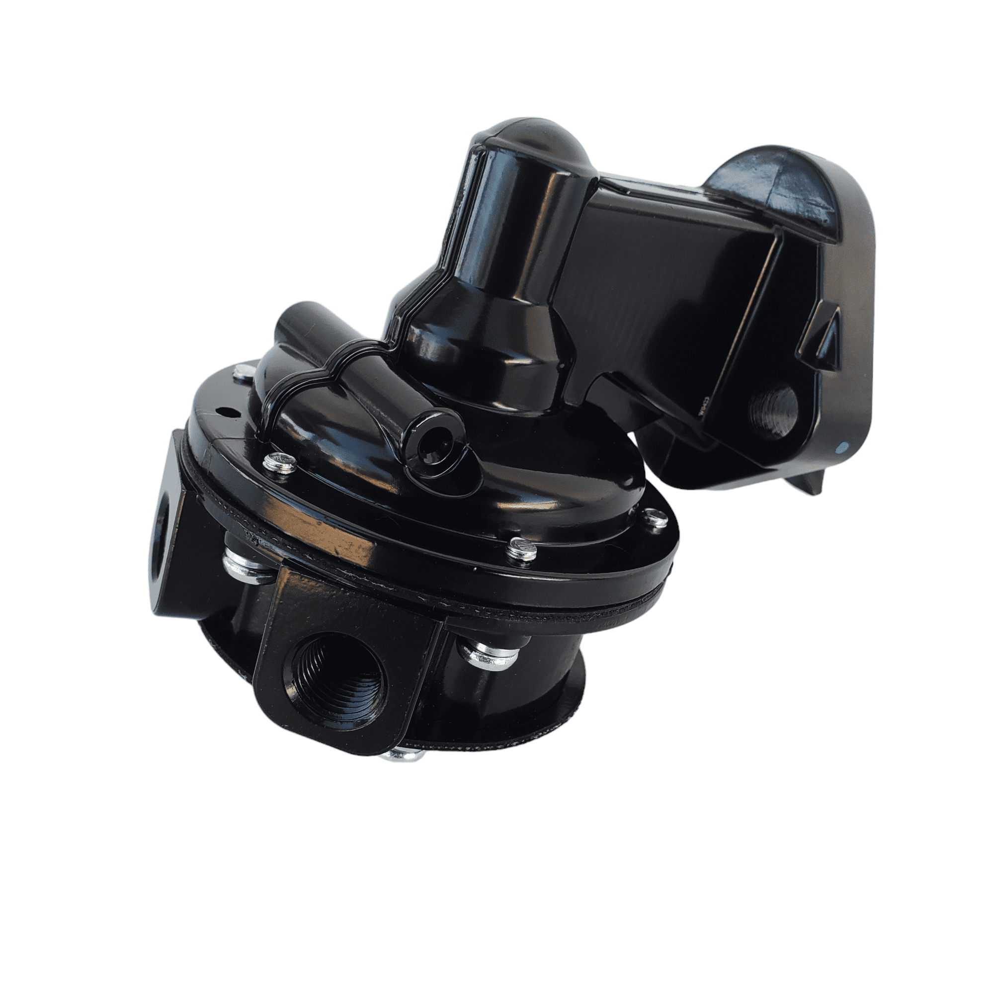 Small Block Chevy Black Fuel Pump Mechanical High Volume 80 GPH SBC 305 ...