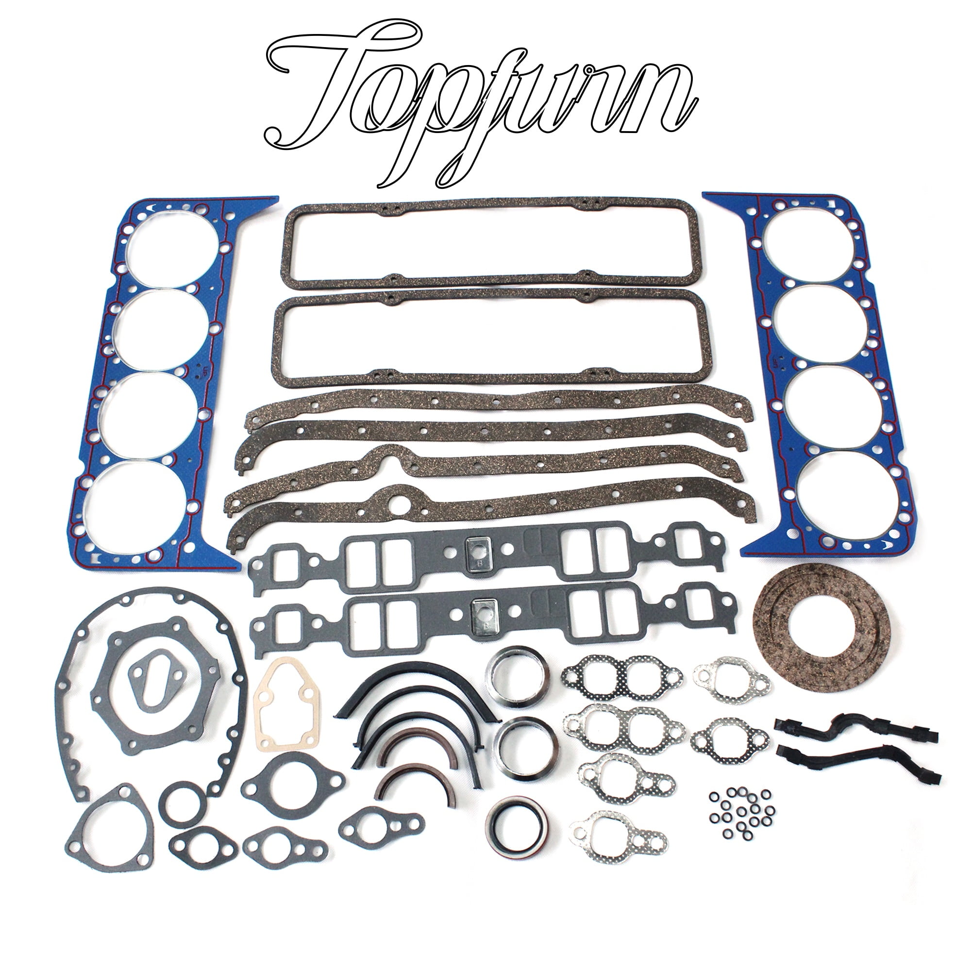 Small Block Chevy Engine Overhaul Gasket Set Compatible with 1959-1979 ...