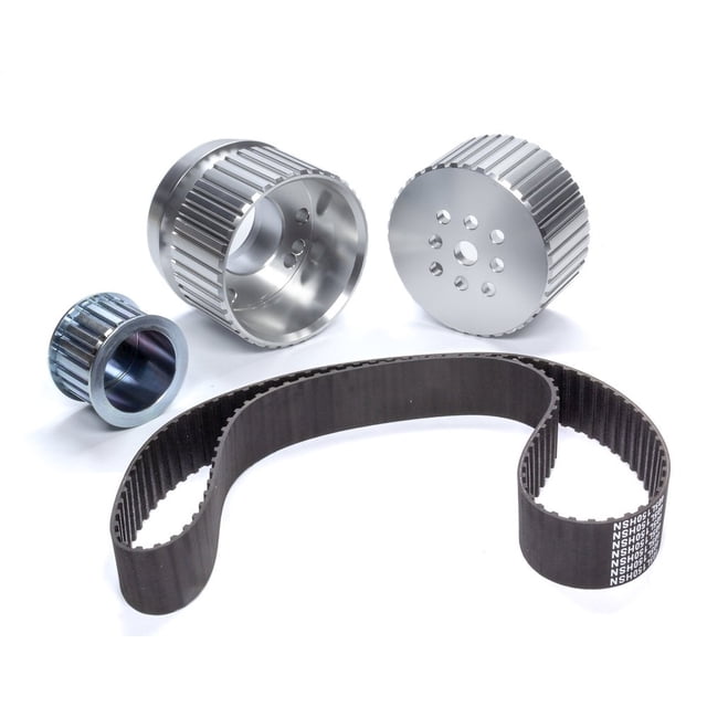 Racing Power Co-Packaged Small Block Chevy Gilmer Drive Pulley Kit LWP ...