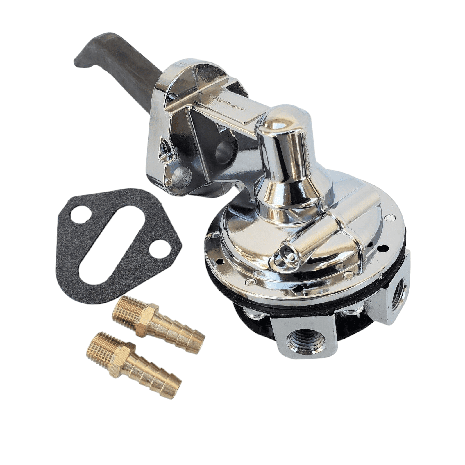 Small Block Ford Chrome Mechanical Fuel Pump SBF 289 302 351W Mustang ...