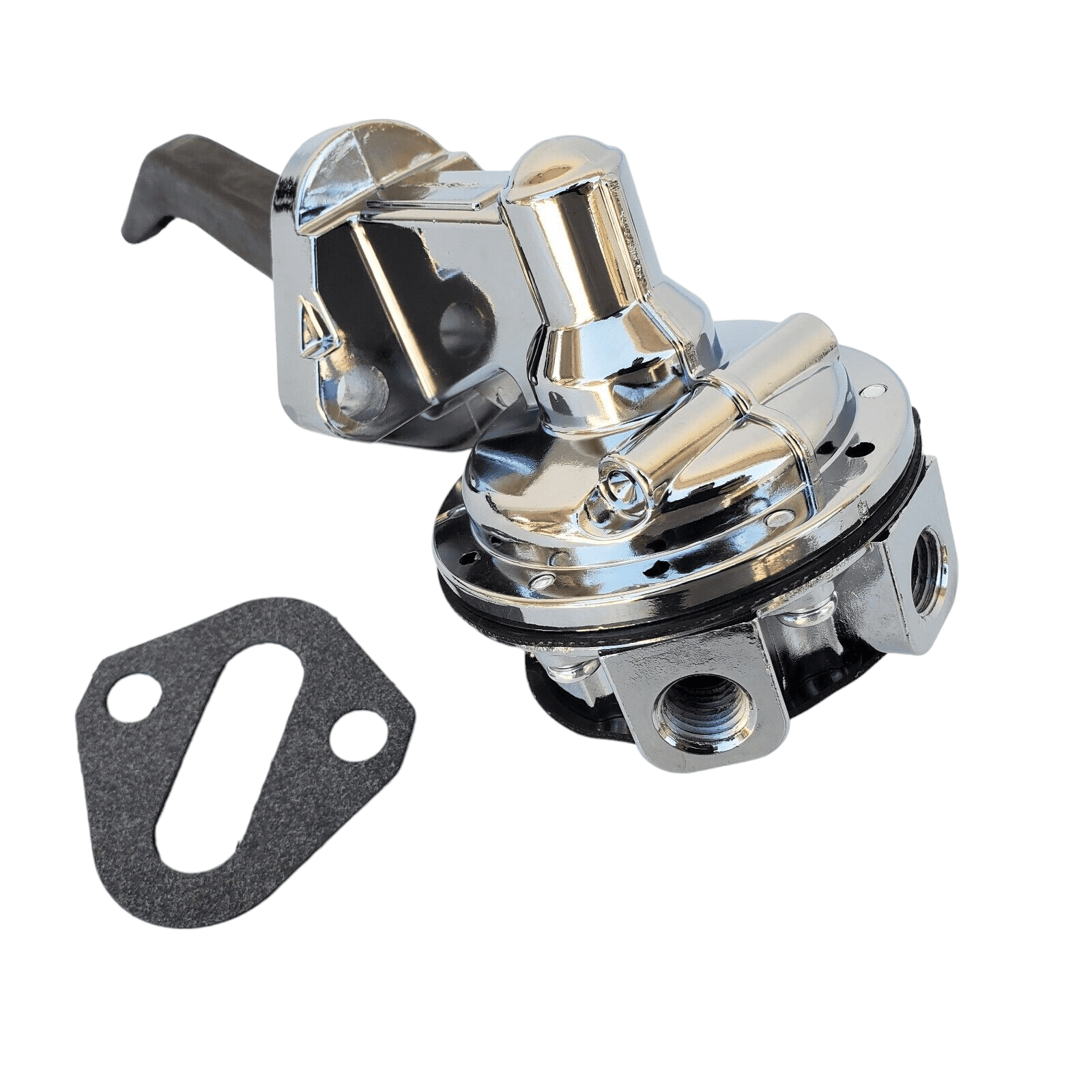 Small Block Ford Chrome Mechanical Fuel Pump SBF 289 302 351W Mustang ...