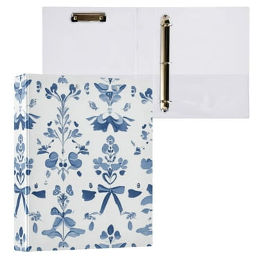 6 Inch Ring Binder With Slant D-Rings, Black, Clear View, Pockets ...