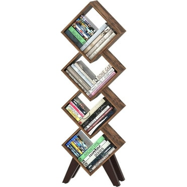 Free Shipping! Walsunny 5 Tiers Bookshelf Classically Tall Bookcase ...