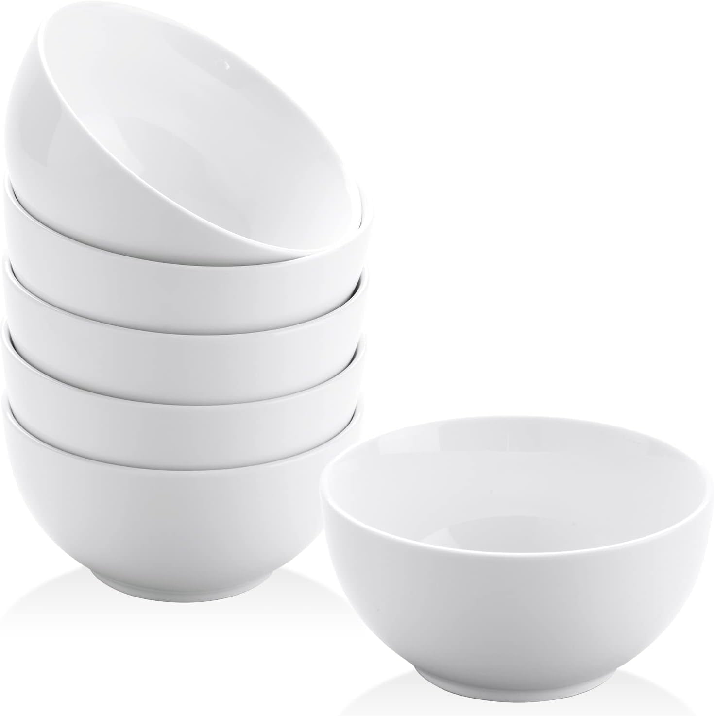 Small Bowls Set, White Ceramic Bowls ， Porcelain Bowl for Kitchen ...