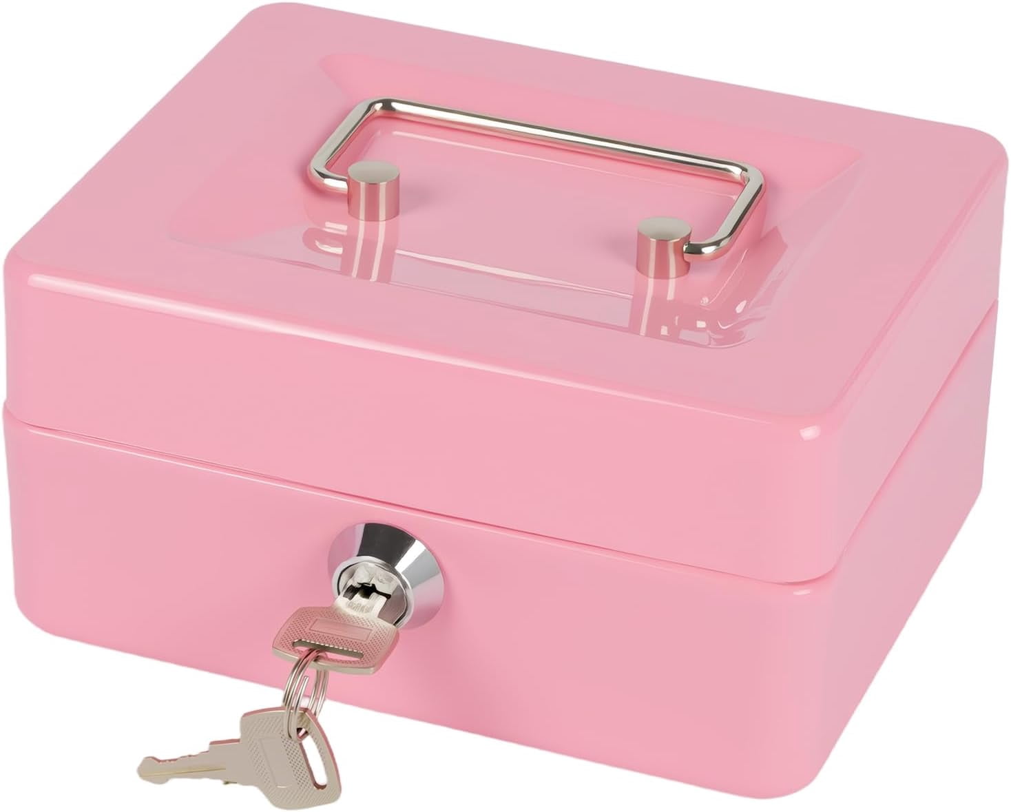 Small Box with Tray and Lock, Lock Box with Key, Petty Box for 5.9 x 4. ...