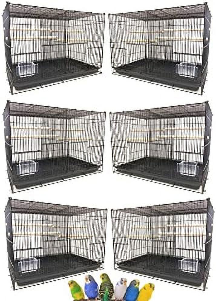 Small Breeder Breeding Cages with Center Dividers, Pack of 6, 24 x 16 x ...