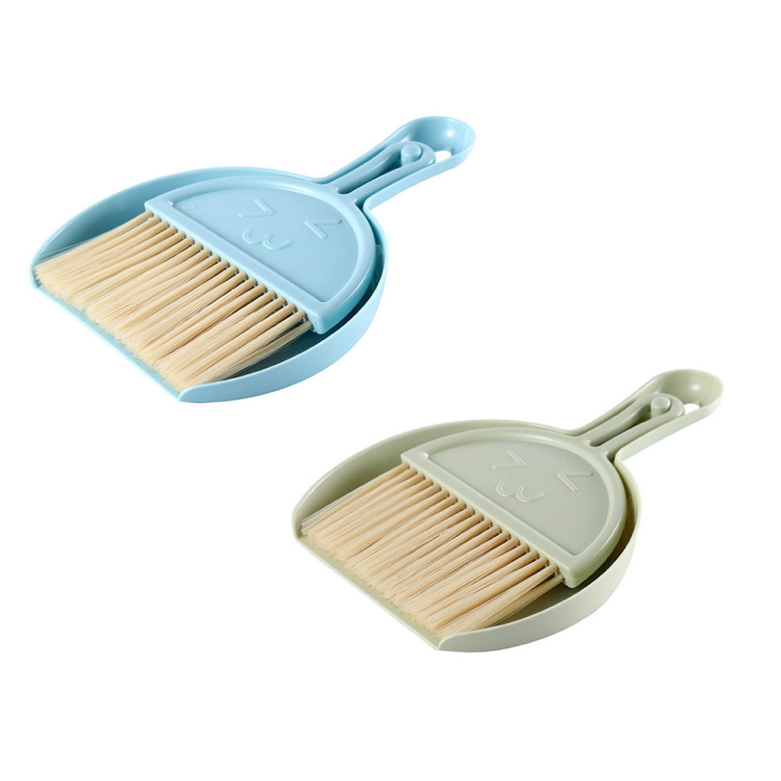 Small Broom and Dustpan Set - Portable Handheld Mini Broom and Dustpan ...