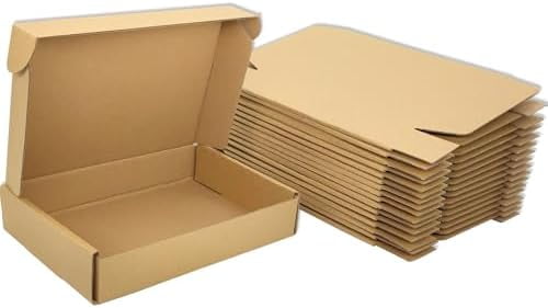Small Brown Shipping Boxes for Small Business Pack of 25-11x8x2 inches ...