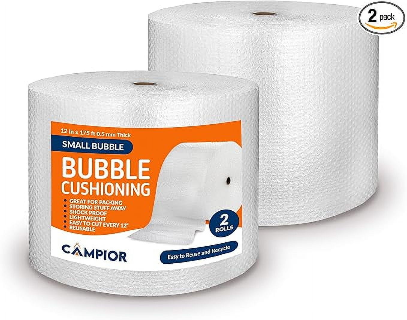 Small Bubble Cushioning Wrap for Moving and Shipping - 175 Ft Bubble ...
