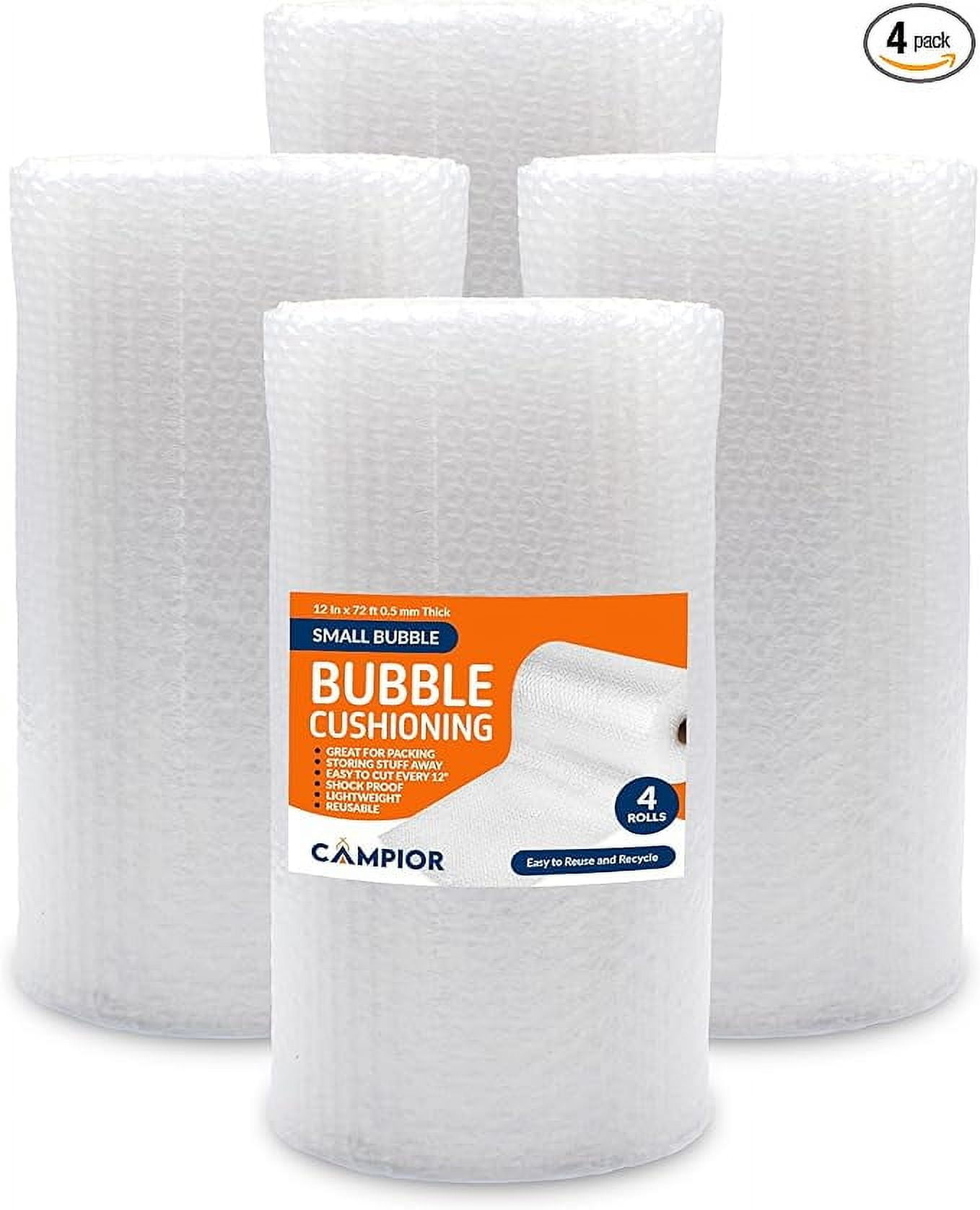 Small Bubble Cushioning Wrap for Moving and Shipping - 30 Ft Bubble ...