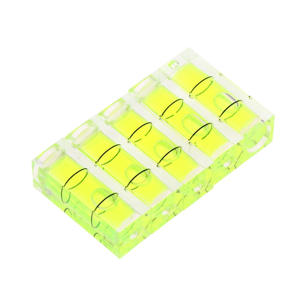 Small Bubble Level Tool 5 Pcs Mini Bubbles Square High Precision Spirit ...