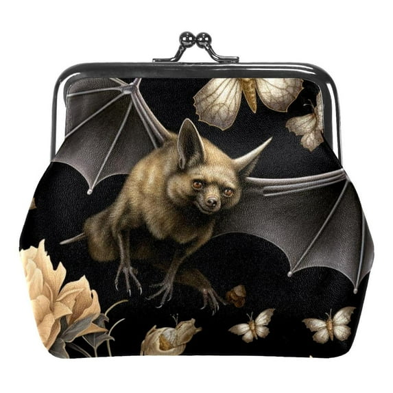 Small Buckle Coin Purse Bat Pouch Kiss-lock Clasp Change Purse Wallets ...