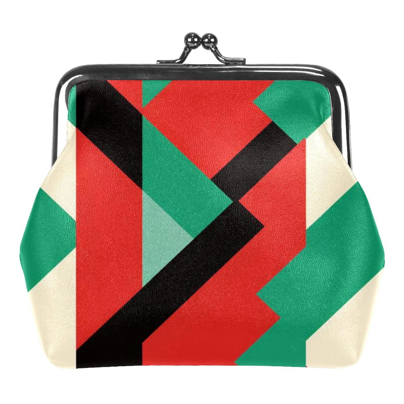 Small Buckle Coin Purse Palestine Pouch Kiss-lock Clasp Change Purse ...