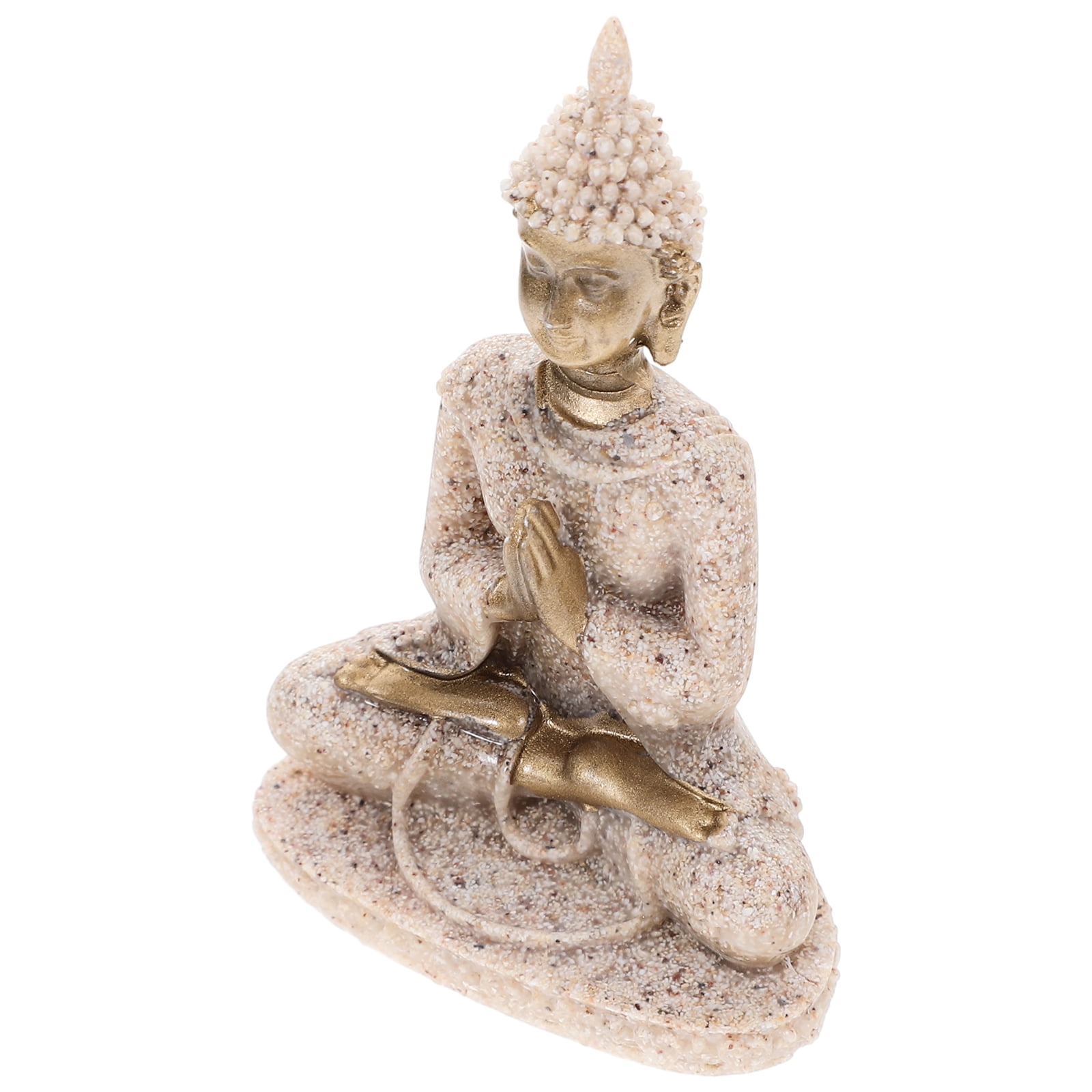 Small Buddha Statue Resin Miniature Meditation Buddha Sculpture for ...