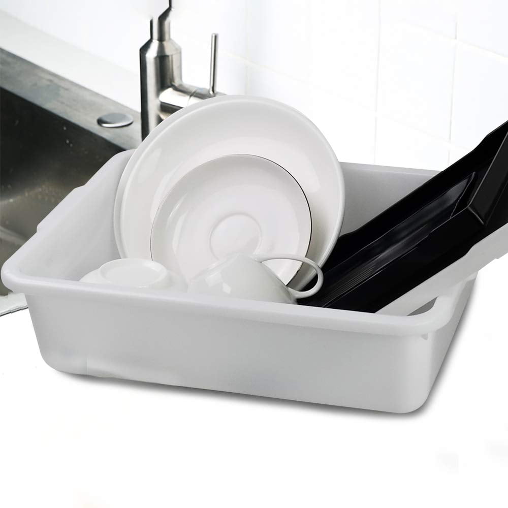 Small Bus Tubs Set of 4, Plastic Wash Basin, 8 Liter - Walmart.com