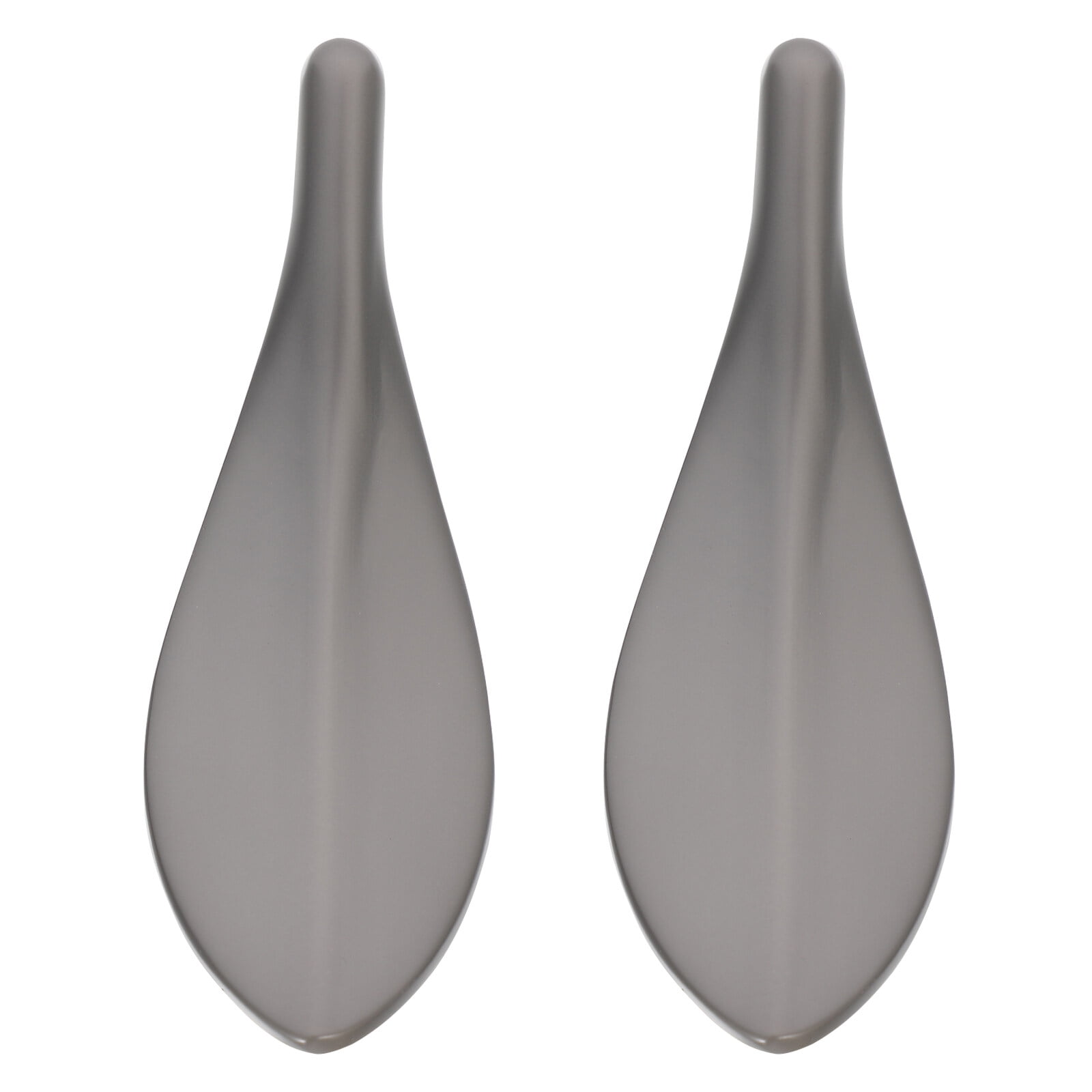 Small Cabinet Black Pulls 2 Pcs Leaf Door Handle Zinc Alloy Decor ...