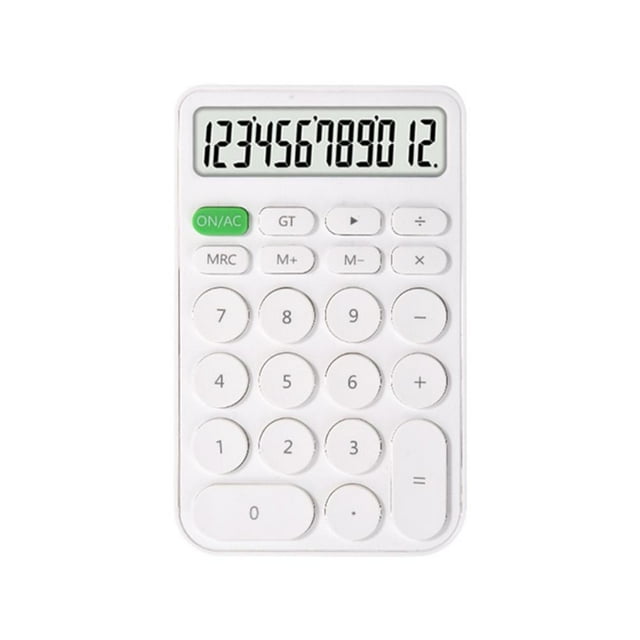 Small Calculator Compact Mini Calculation Impact Resistant Desktop ...