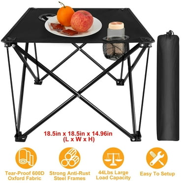 Portable Camping Table, Outdoors Lightweight Folding Table - Walmart.com