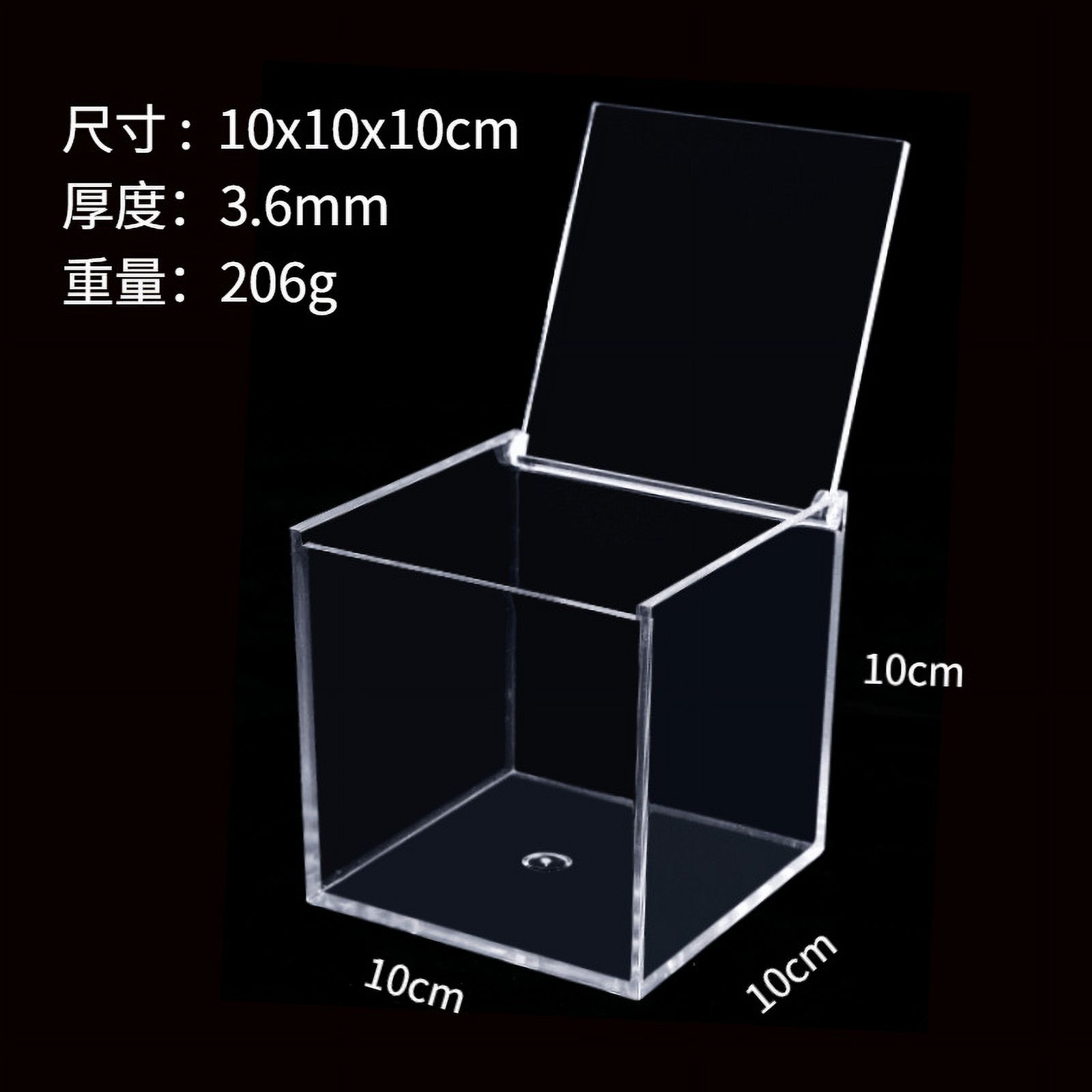 Small Candy Box Clear Boxes Square Cube Decorative Box Party Storage ...