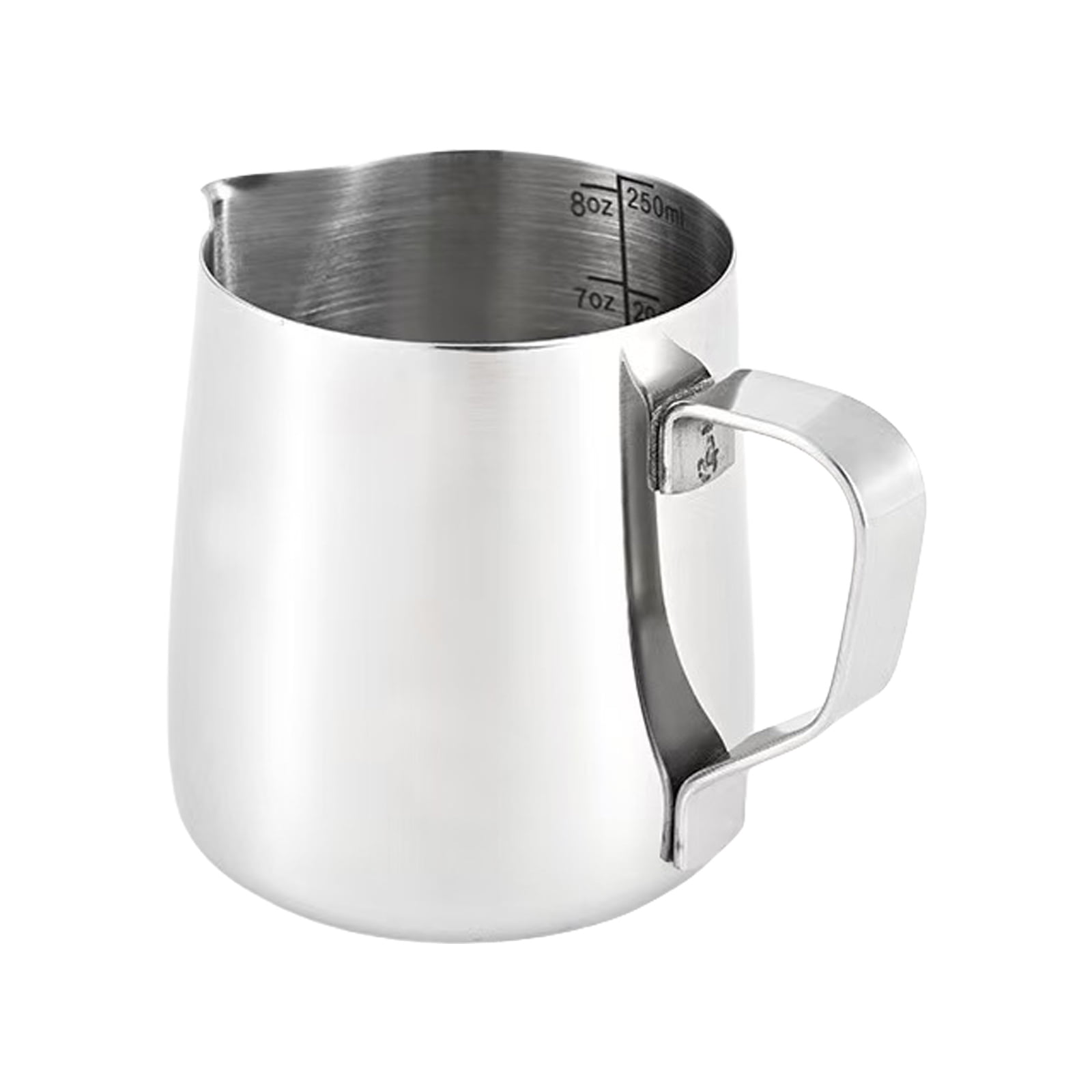 Small Capacity Metal Milk Frother Cup Easy Cleaning Milk Cup ...