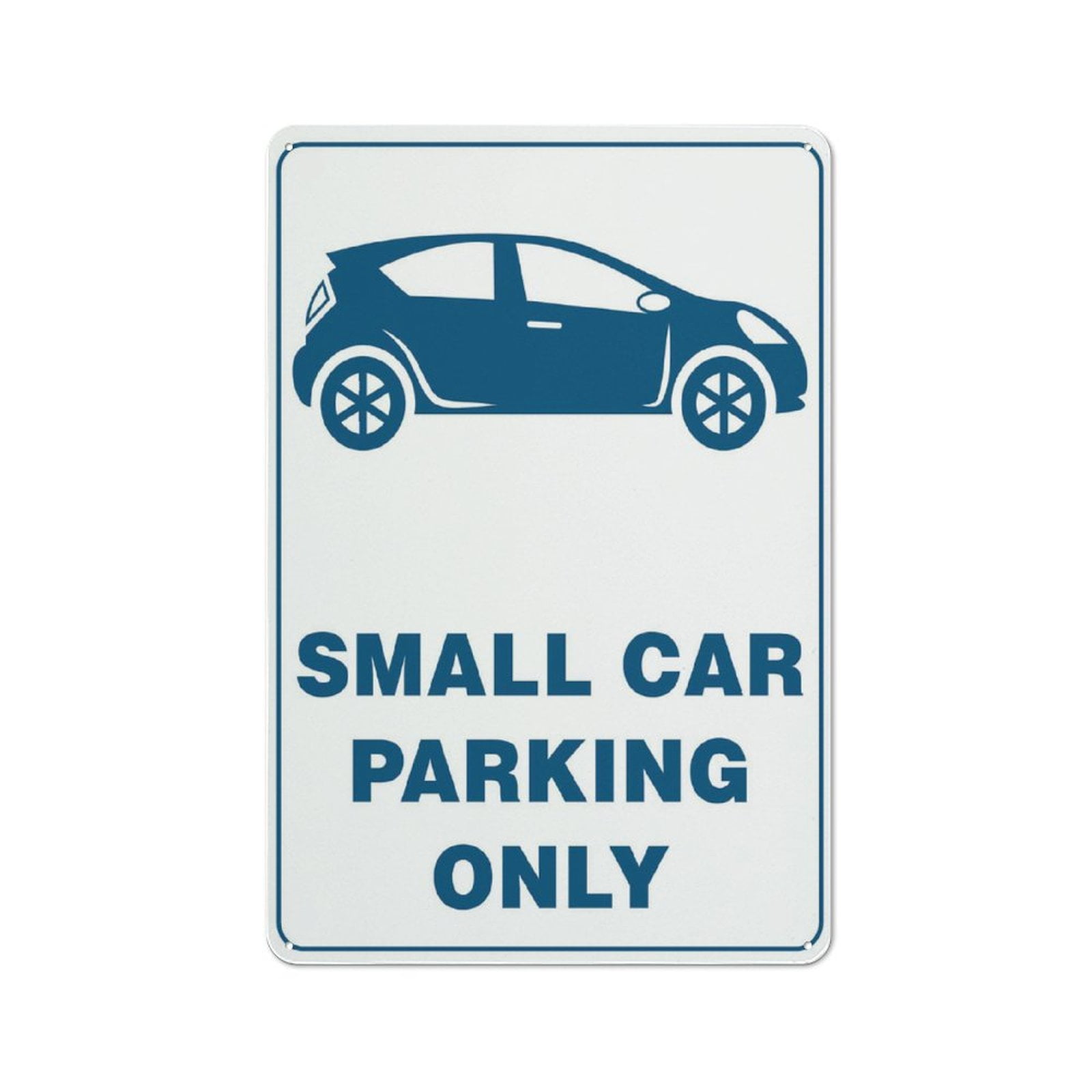 Small Car Parking Only Sign Signs Outdoor, Uv Printed Aluminum 12 X 8 ...