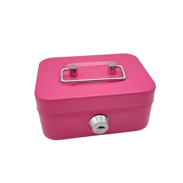Honeywell Small Key Locking Steel Cash Box with Removable Tray 1 Bill/3 ...